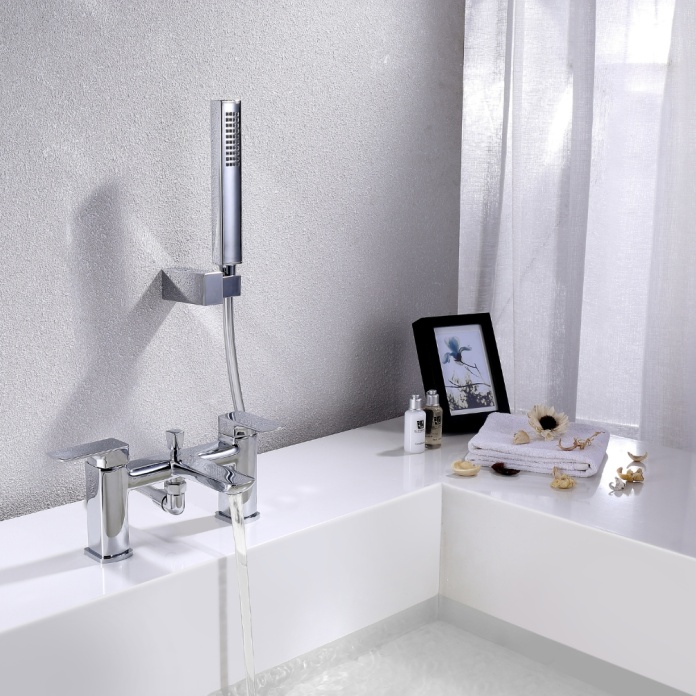 Abacus Logic Deck Mounted Bath Shower Mixer | Sanctuary