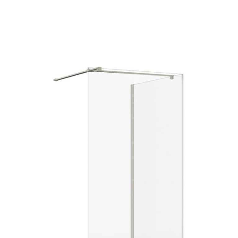 Burlington Brushed Nickel T Bracing Bar | Sanctuary Bathrooms