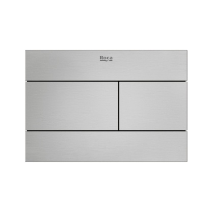 Roca Duplo S PS2 Brushed Stainless Steel Dual Flush Plate