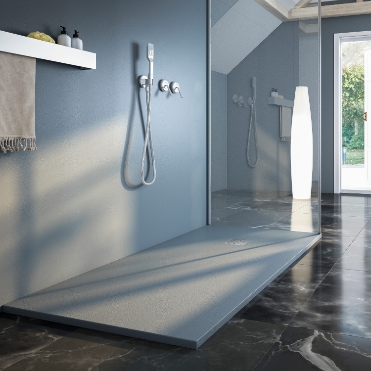 Sommer Essenza Grey Slate 2000 x 1000 Shower Tray | Sanctuary Bathroom