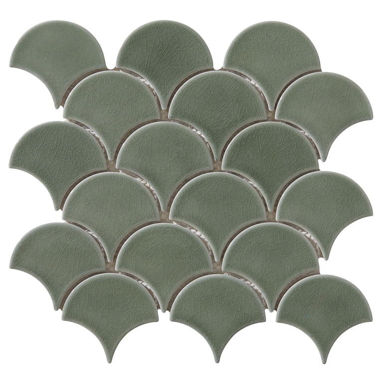 Ca' Pietra Atlantis Scallop Thyme Porcelain Wall Tiles | Sanctuary ...