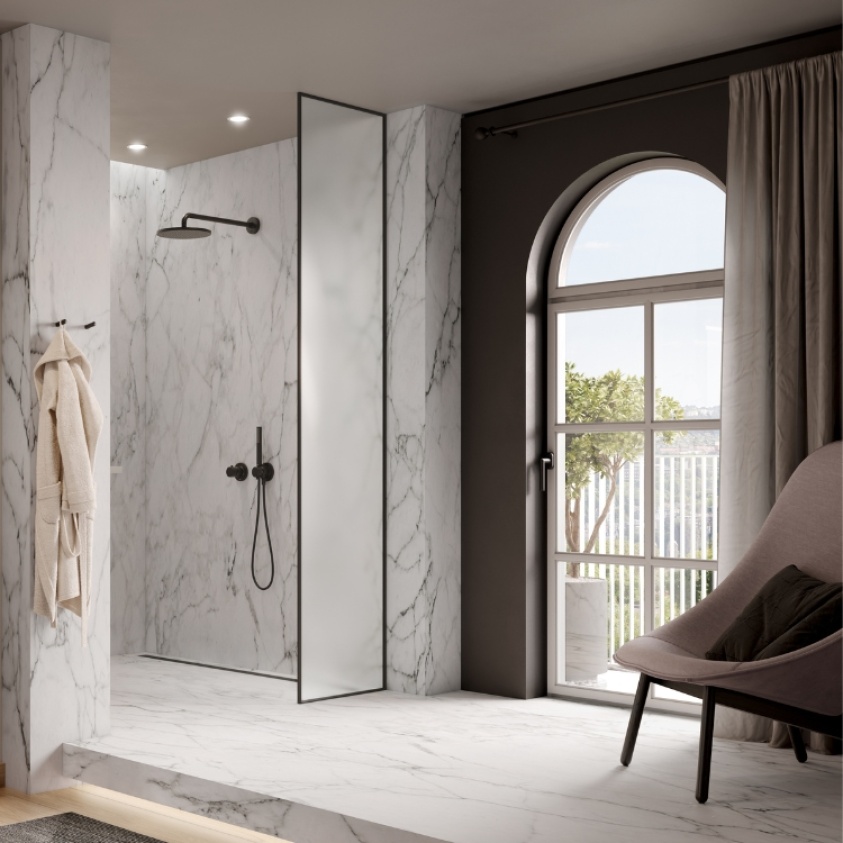 Keuco IXMO Black Round Shower Set | Sanctuary Bathrooms