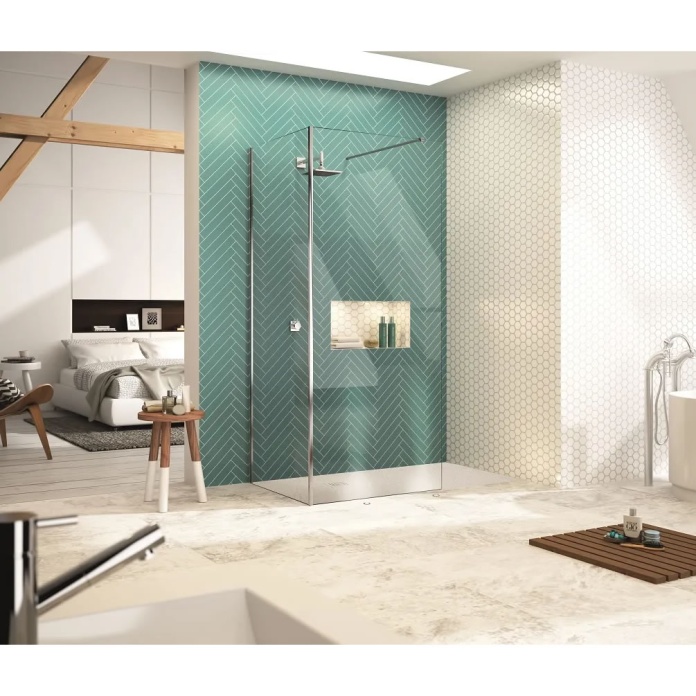 Merlyn 8 Series Wetroom Corner Profile | Sanctuary Bathrooms
