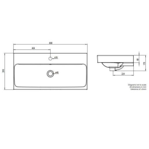 Roper Rhodes Frame 800 Basin & Washstand | Sanctuary Bathrooms