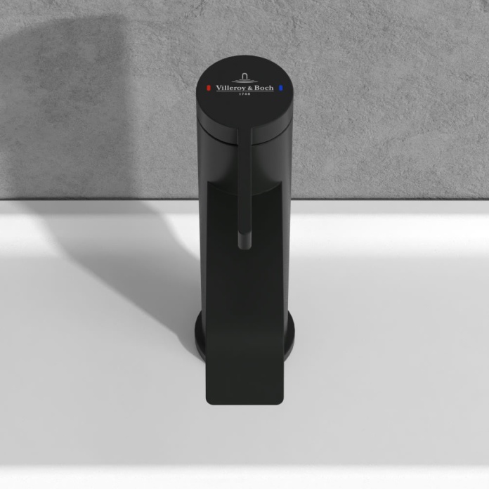 V&B Dawn Black Basin Mono Tap | Sanctuary Bathrooms