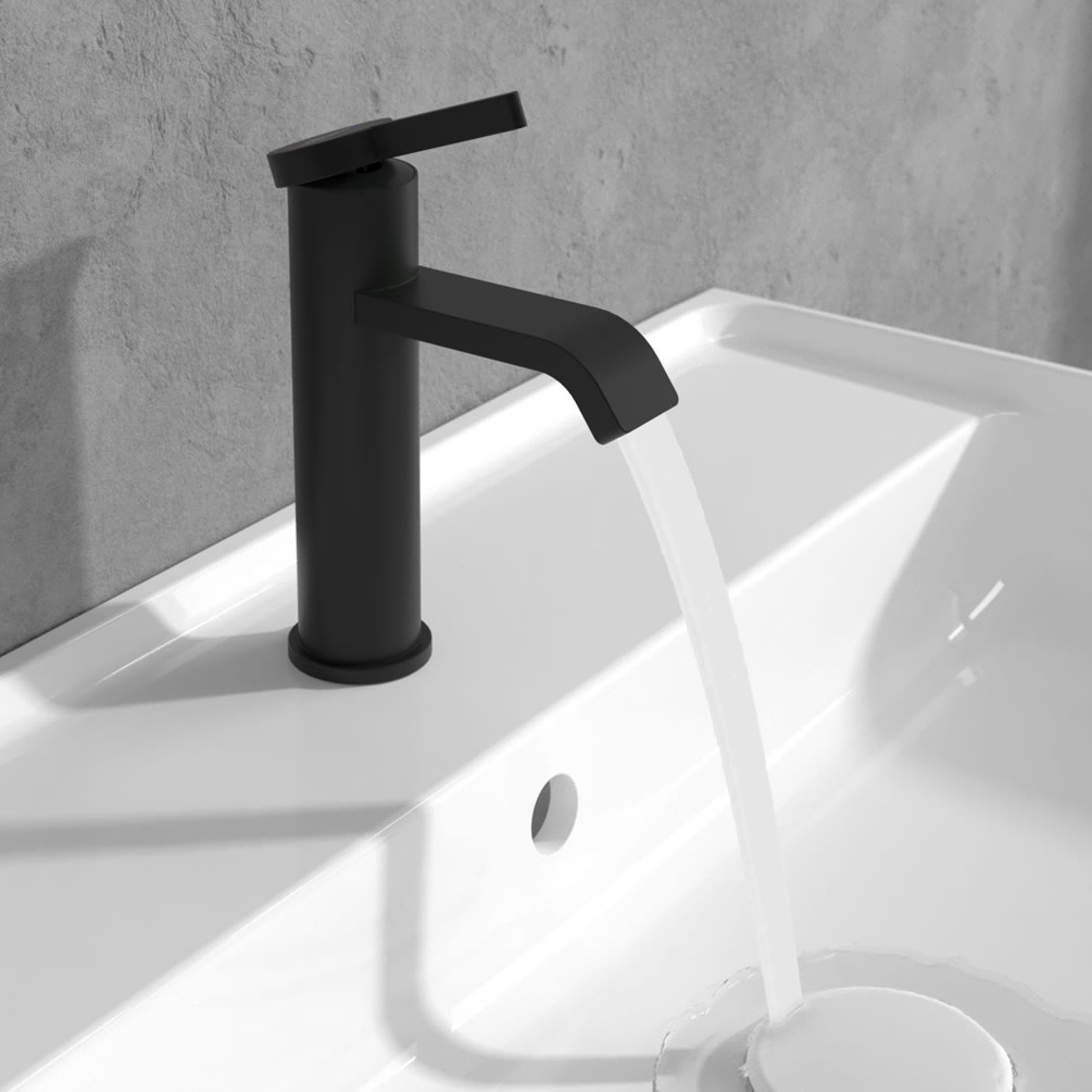 V&B Dawn Black Basin Mono Tap | Sanctuary Bathrooms