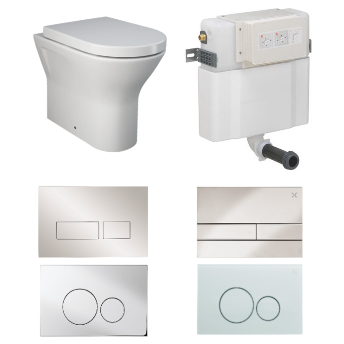 RAK Resort BTW WC, Standard Cistern & Flush Plate Pack | Sanctuary ...