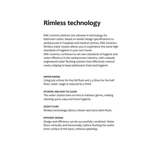 RAK Feeling Matt Black Rimless Wall Hung WC & Seat | Sanctuary Bathrooms