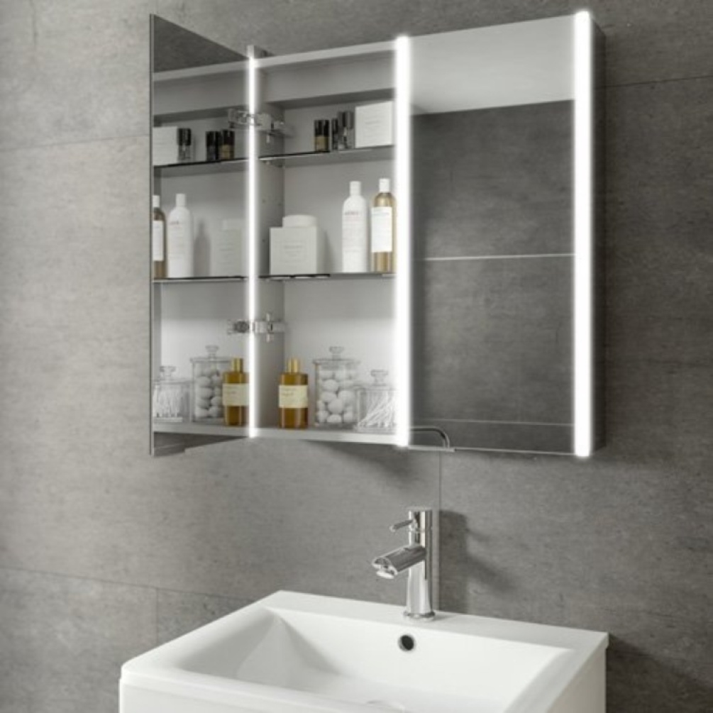 hib. Xenon 600mm LED Mirror Cabinet | Sanctuary Bathrooms