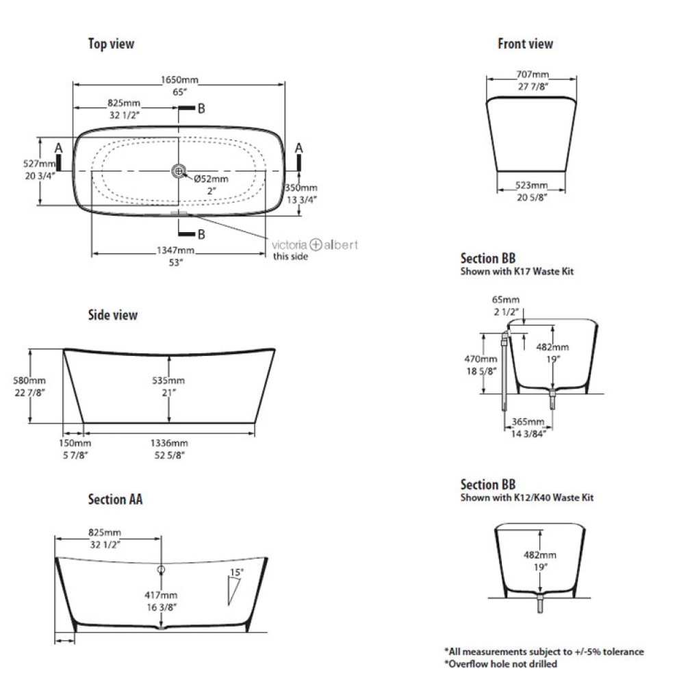 Victoria + Albert Trivento Freestanding Bath | Sanctuary Bathrooms