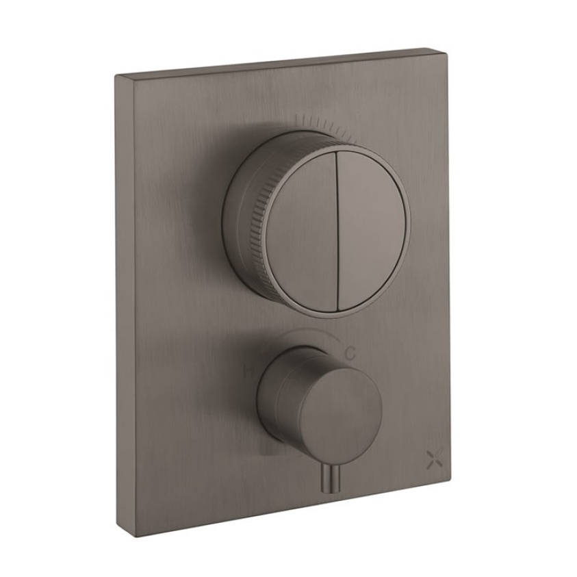 Crosswater MPRO Slate Crossbox Push 2 Outlet Shower Valve | Sanctuary ...