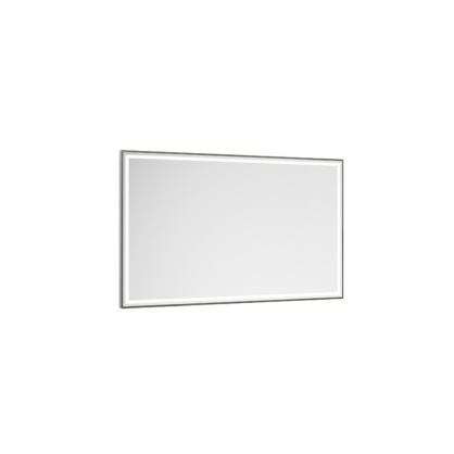 Abacus Line Matt Silver Framed 1200mm x 600mm LED Mirror