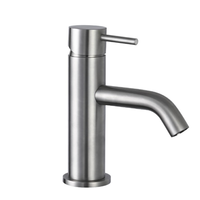 JTP Inox Brushed Stainless Steel Single Lever Basin Mixer | Sanctuary ...