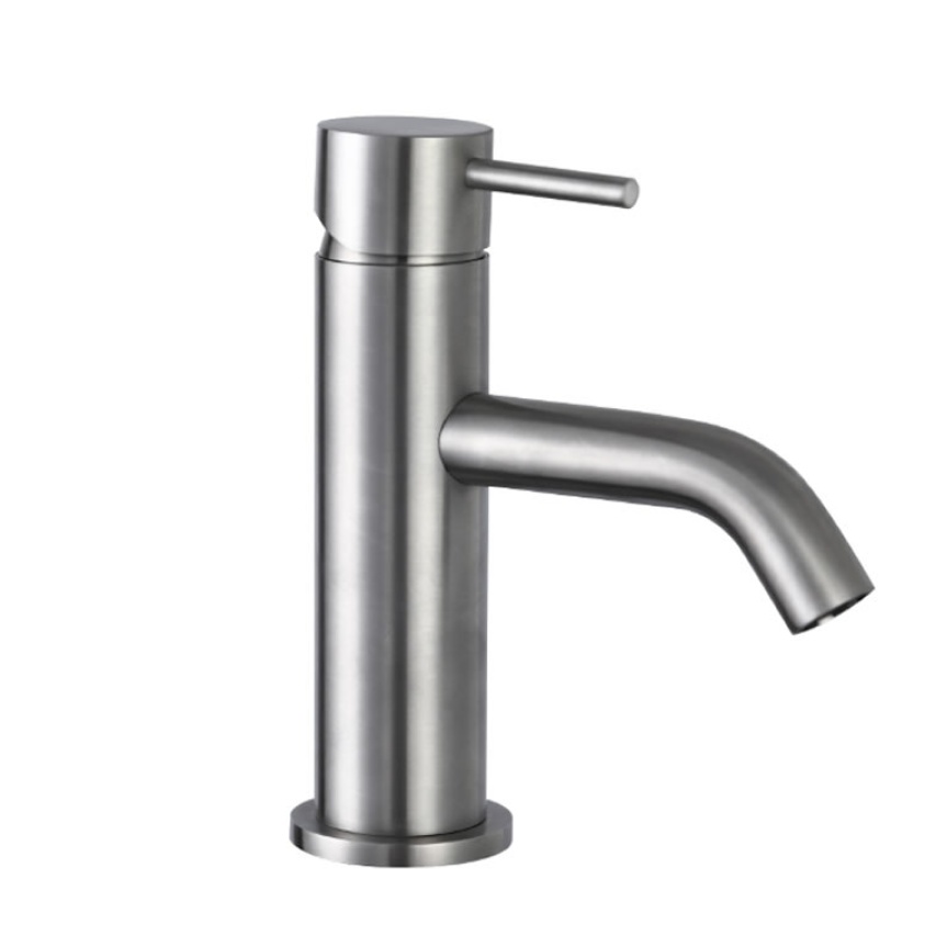 JTP Inox Brushed Stainless Steel Single Lever Basin Mixer | Sanctuary ...