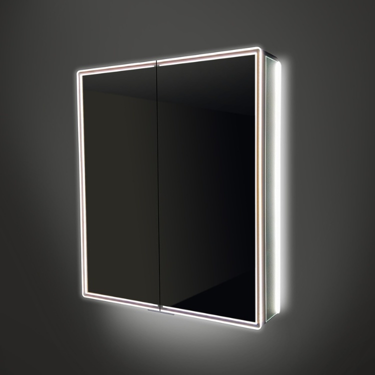 HIB Isoe 600mm Charging LED Mirror Cabinet | Sanctuary Bathrooms