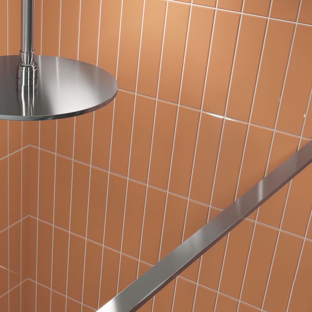 Crosswater Polished Steel Angled Bracing Bar | Sanctuary Bathrooms