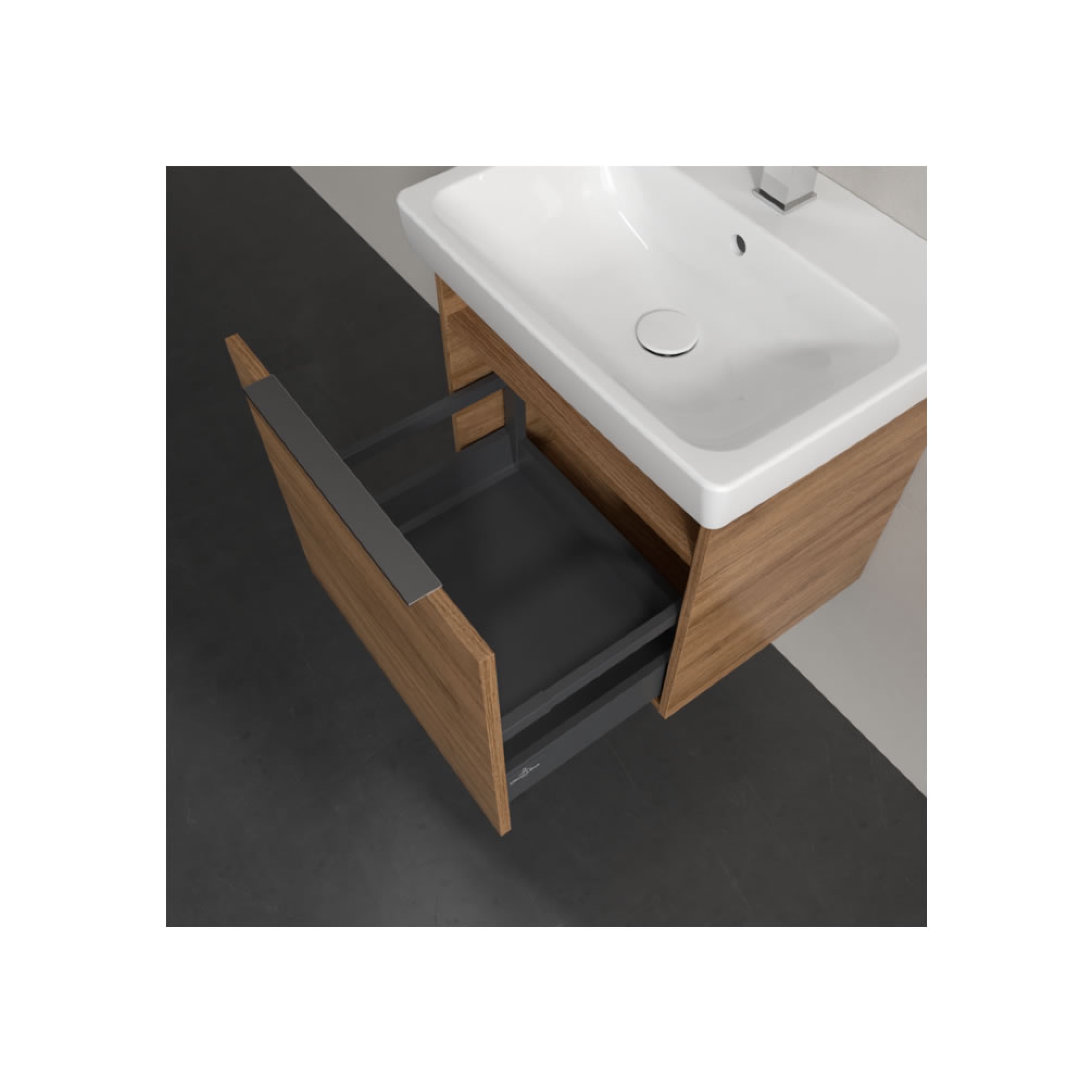V&B Architectura Kansas 550 Basin Wall Unit | Sanctuary