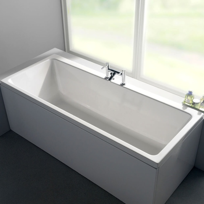 Carron Quantum Duo 1800mm x 800mm DE Carronite Bath