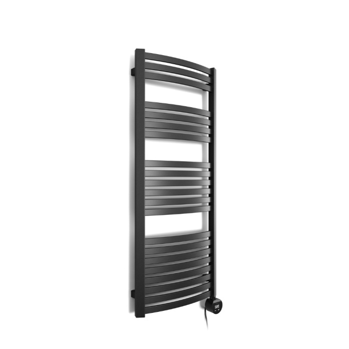 Terma Dexter Black 1120 Electric Towel Rail/Element | Sanctuary