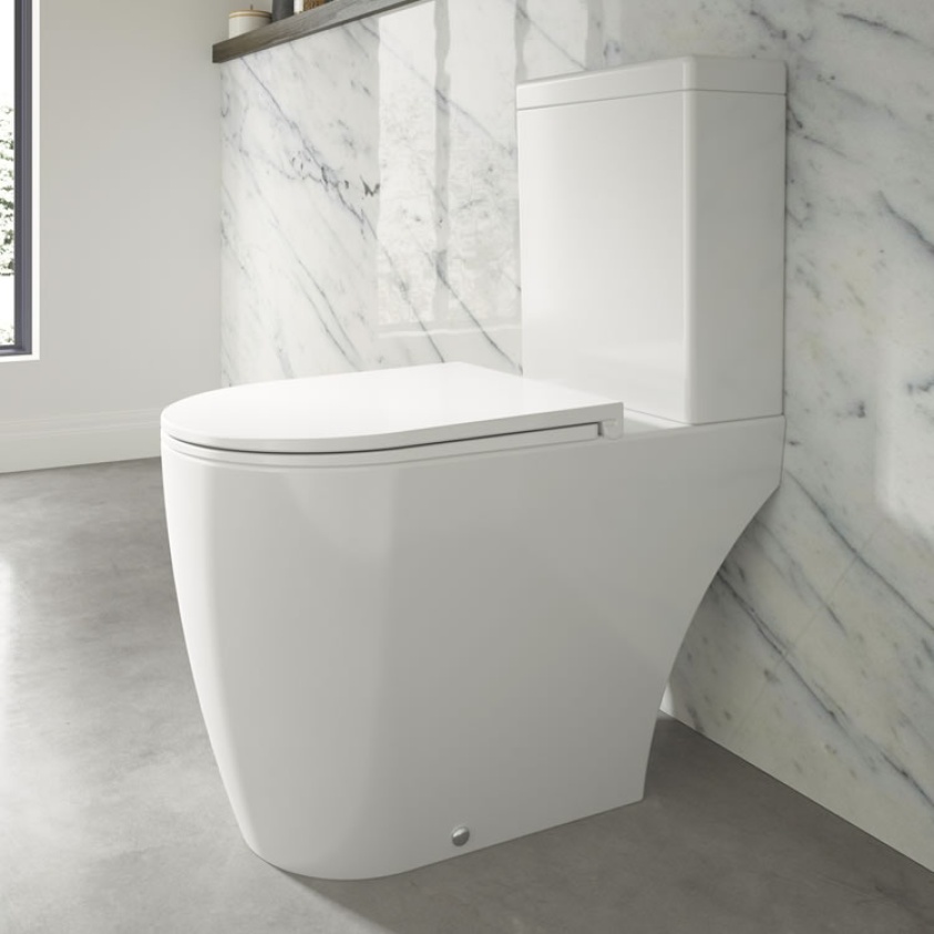 White Space Rimless Open Back Close Coupled WC | Sanctuary