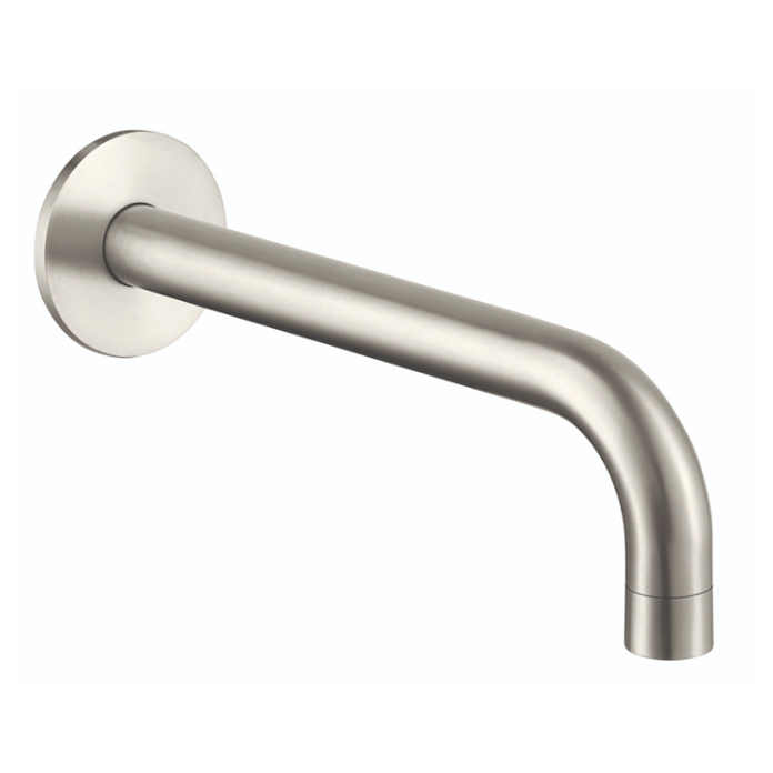 JTP Inox Brushed Stainless Steel 200mm Bath Spout | Sanctuary