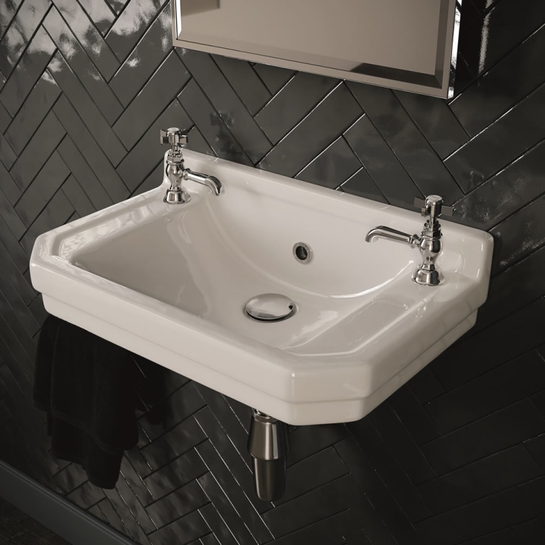 Imperial Lichfield 500mm Wall Hung Basin | Sanctuary Bathrooms