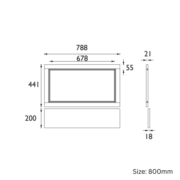 Heritage Graphite End Bath Panel - 700mm, 750mm & 800mm | Sanctuary ...