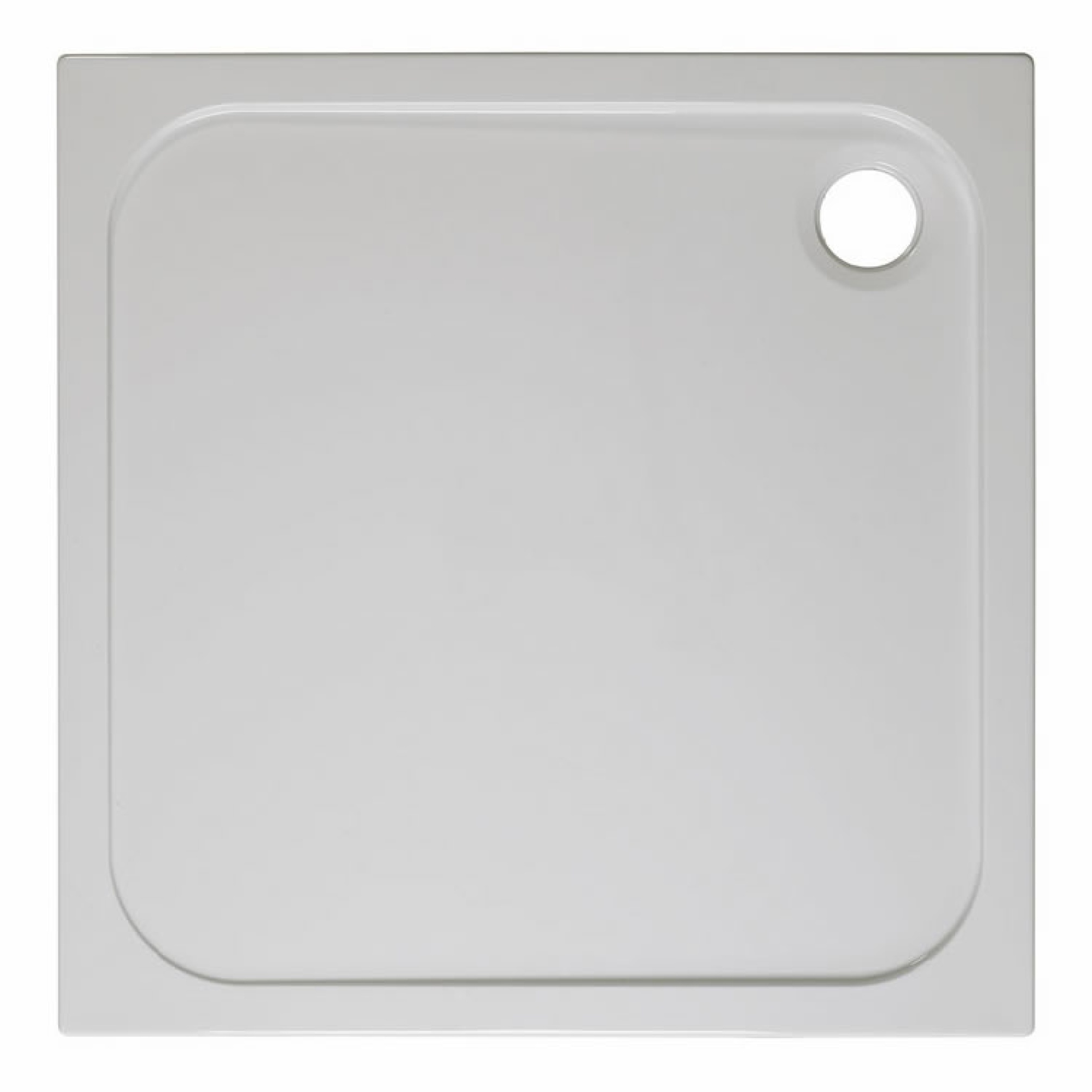 Crosswater 45mm Square 800 Stone Resin Shower Tray