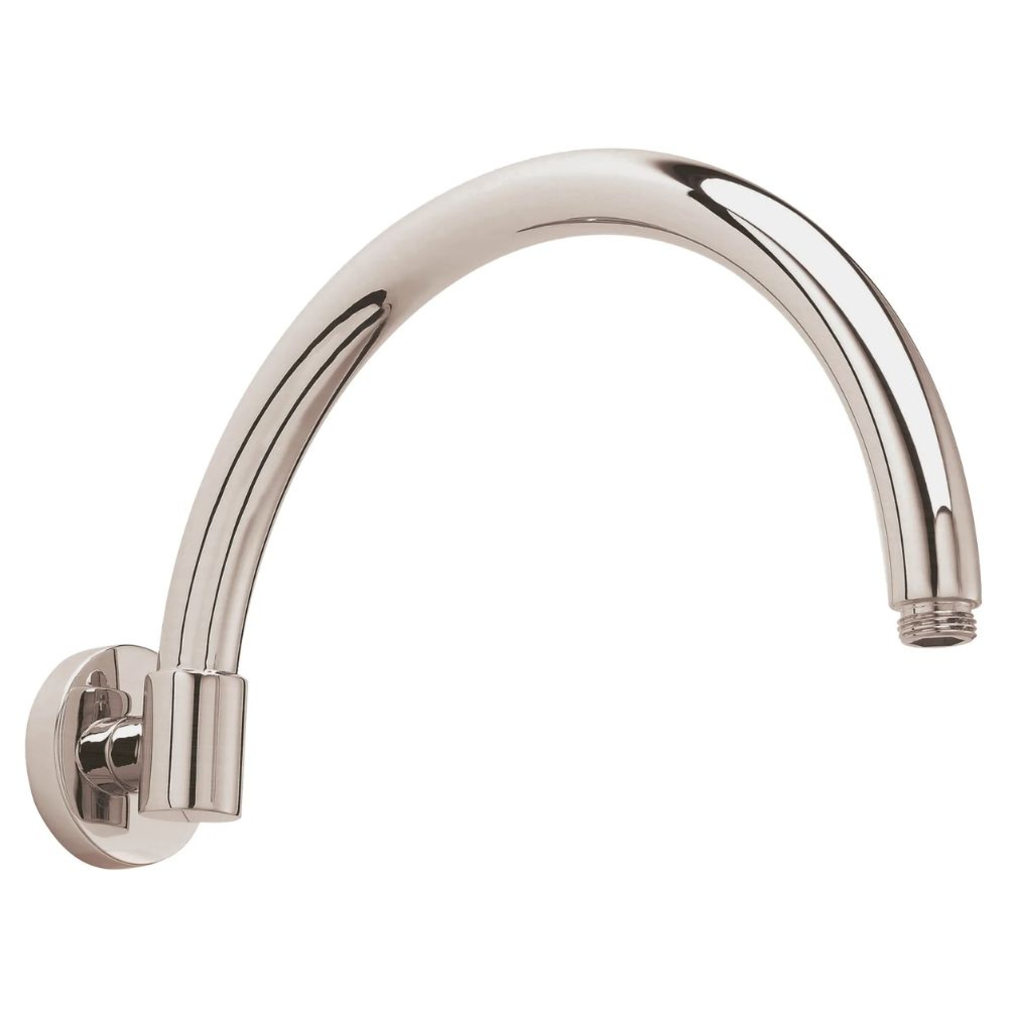 BC Sanitan Brushed Nickel Arched Shower Arm
