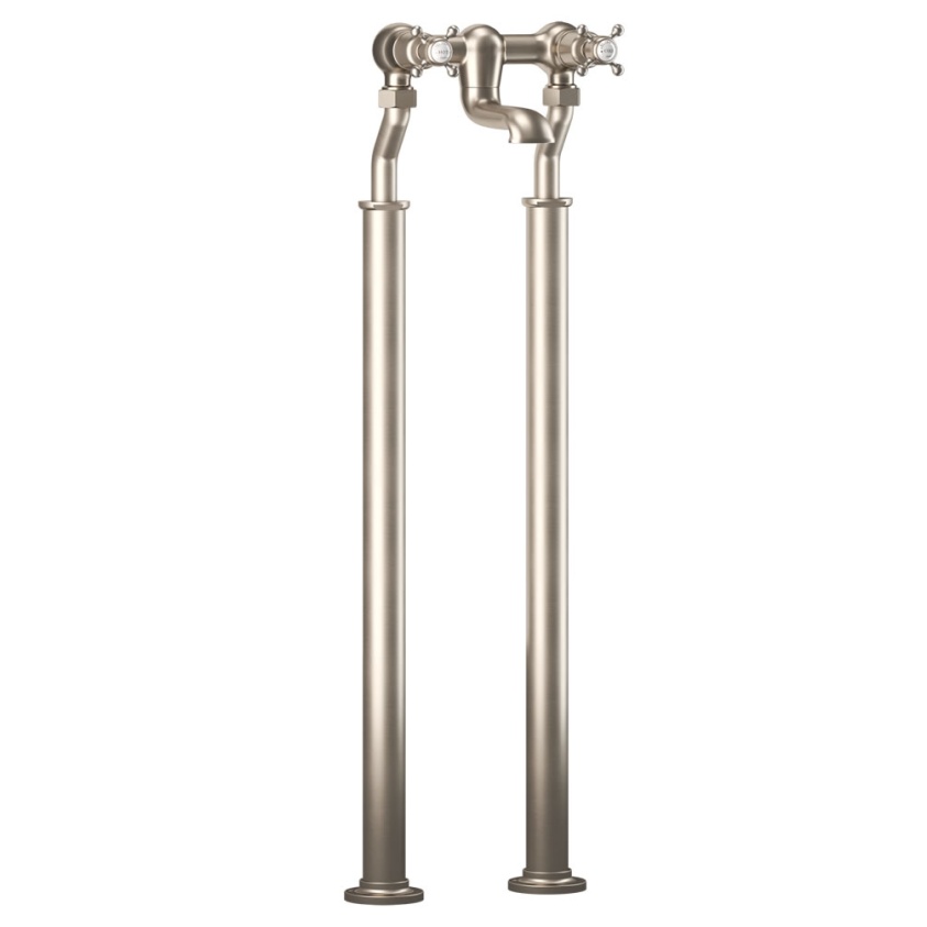 Crosswater Belgravia Nickel Freestanding Bath Tap | Sanctuary