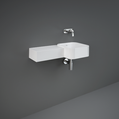 RAK Petit Wall Hung Square Basin | Sanctuary Bathrooms