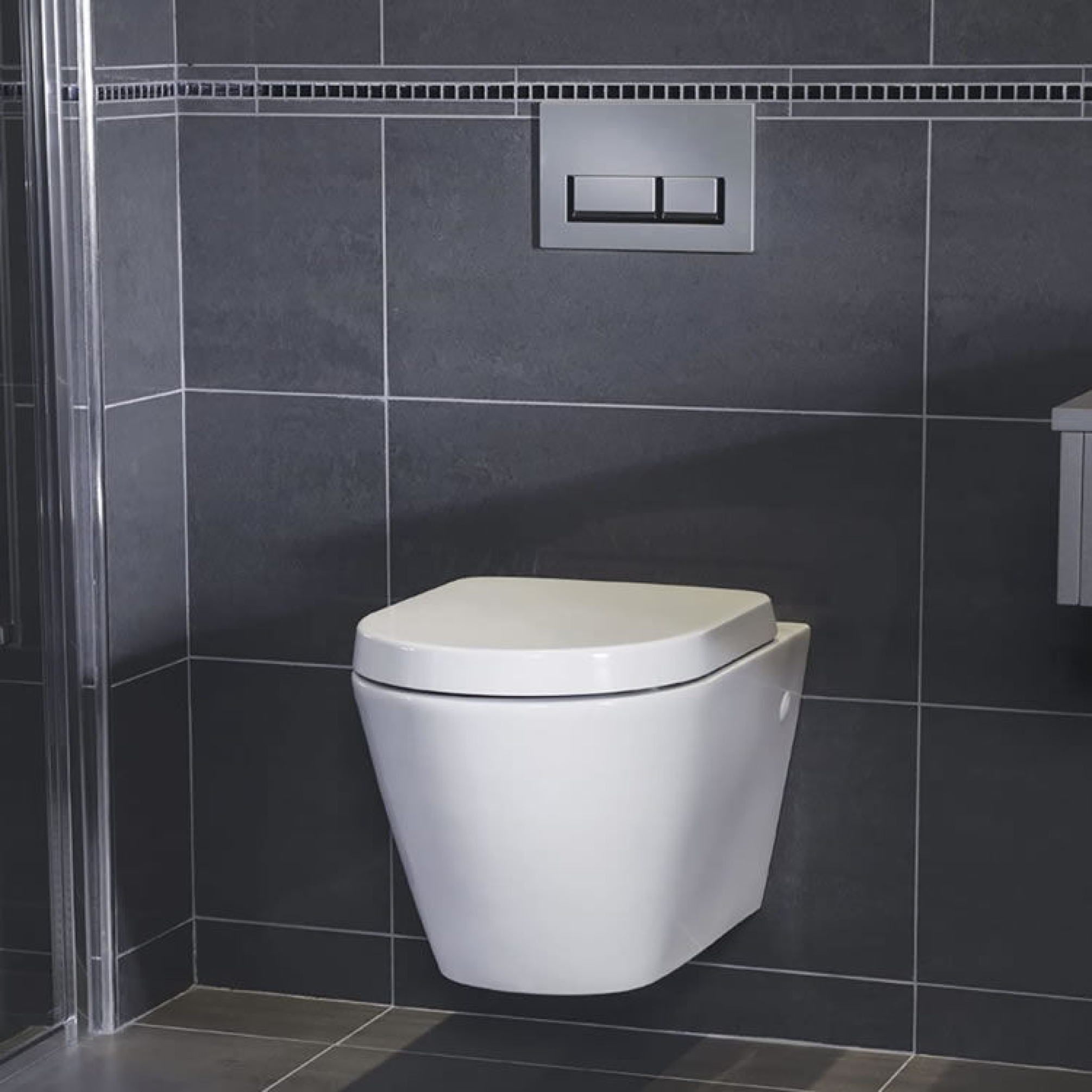Rak Resort Wall Hung WC with Soft Close Seat | Sanctuary Bathrooms