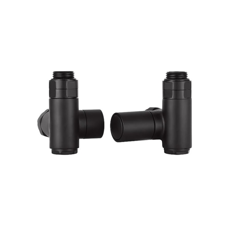 JTP Black Dual Fuel Radiator Valves | Sanctuary Bathrooms