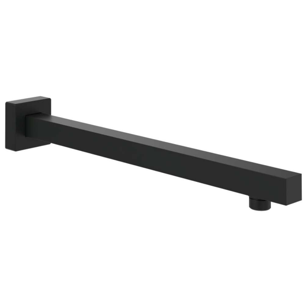 V&B Universal Black Square Wall Shower Arm | Sanctuary Bathrooms