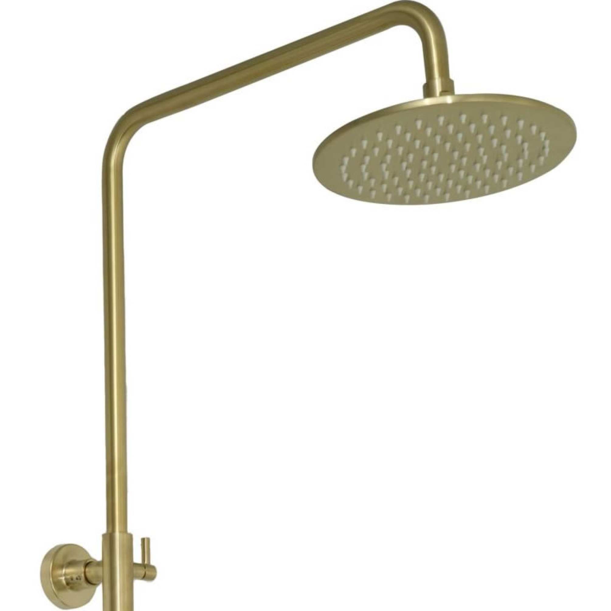 JTP Vos Brushed Brass Shower Bath Column | Sanctuary Bathrooms