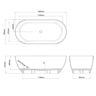 Clearwater Formoso Grande Freestanding Bath | Sanctuary Bathrooms