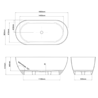 Clearwater Formoso Grande Freestanding Bath | Sanctuary Bathrooms