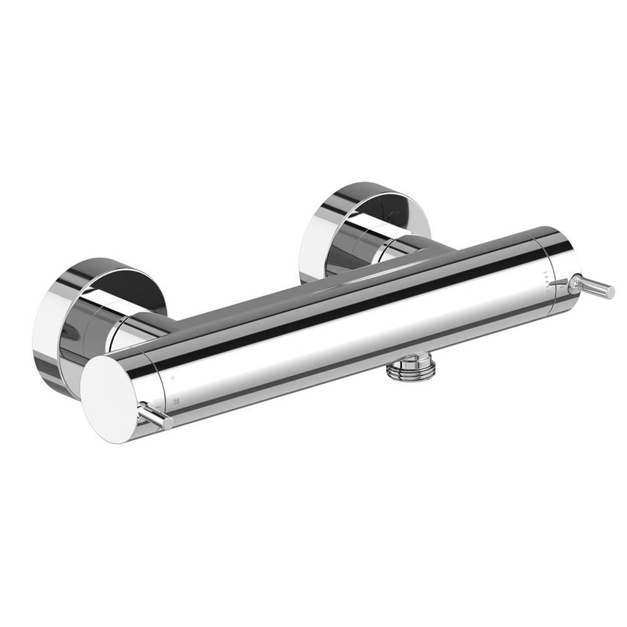 Vado Safari Lever Chrome Exposed Thermostatic Bar Shower Valve