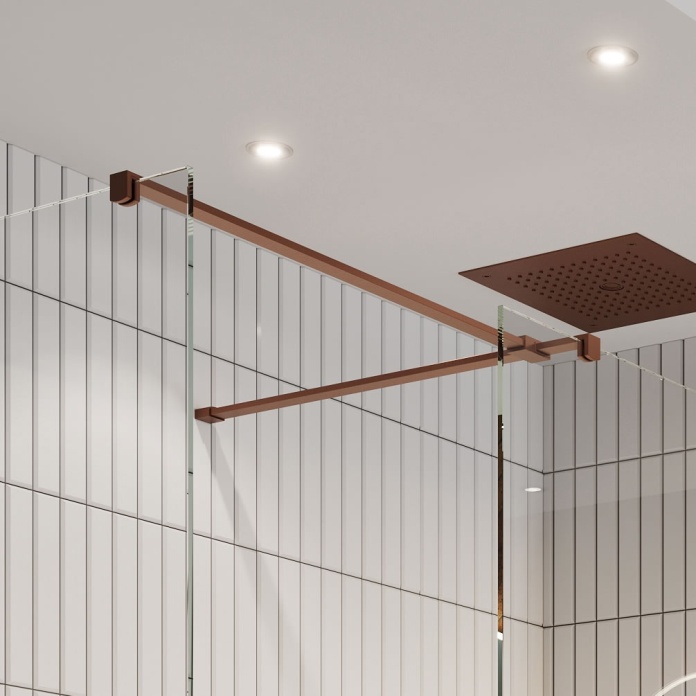 Crosswater Brushed Bronze T Bracing Bar | Sanctuary Bathrooms