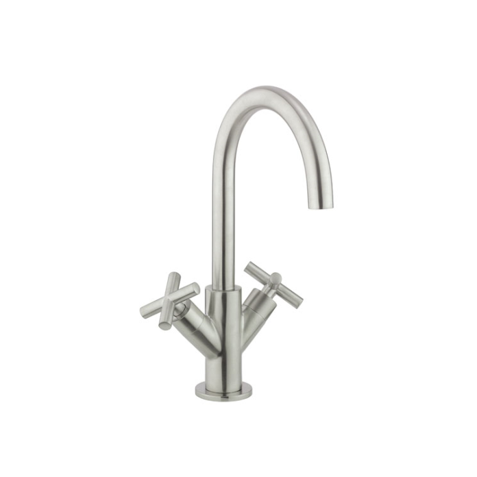 Crosswater MPRO Stainless Cross Mixer | Sanctuary Bathrooms