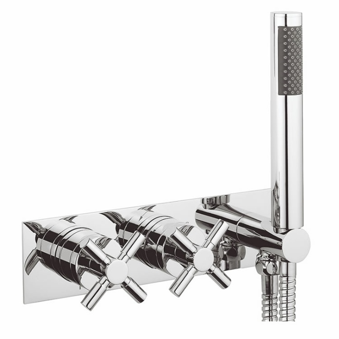 Crosswater Totti II Thermostatic Shower Valve with Handset | Sanctuary ...