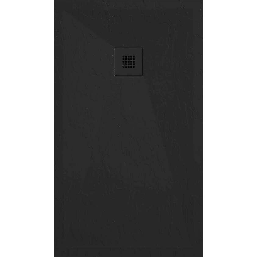 Onyx Black Slate 1200mm x 800mm Stone Resin Shower Tray | Sanctuary