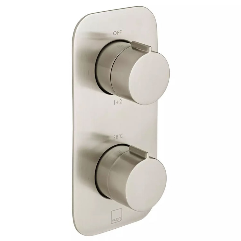 Vado Individual Altitude Nickel 2-Way Shower Valve | Sanctuary Bathrooms