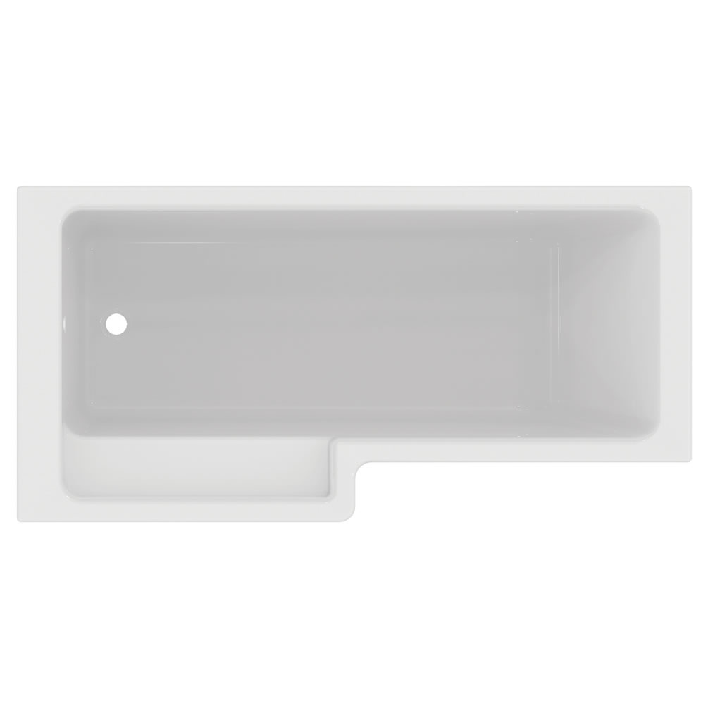 Ideal Standard Tempo Cube 1700x850 LH Shower Bath | Sanctuary Bathrooms