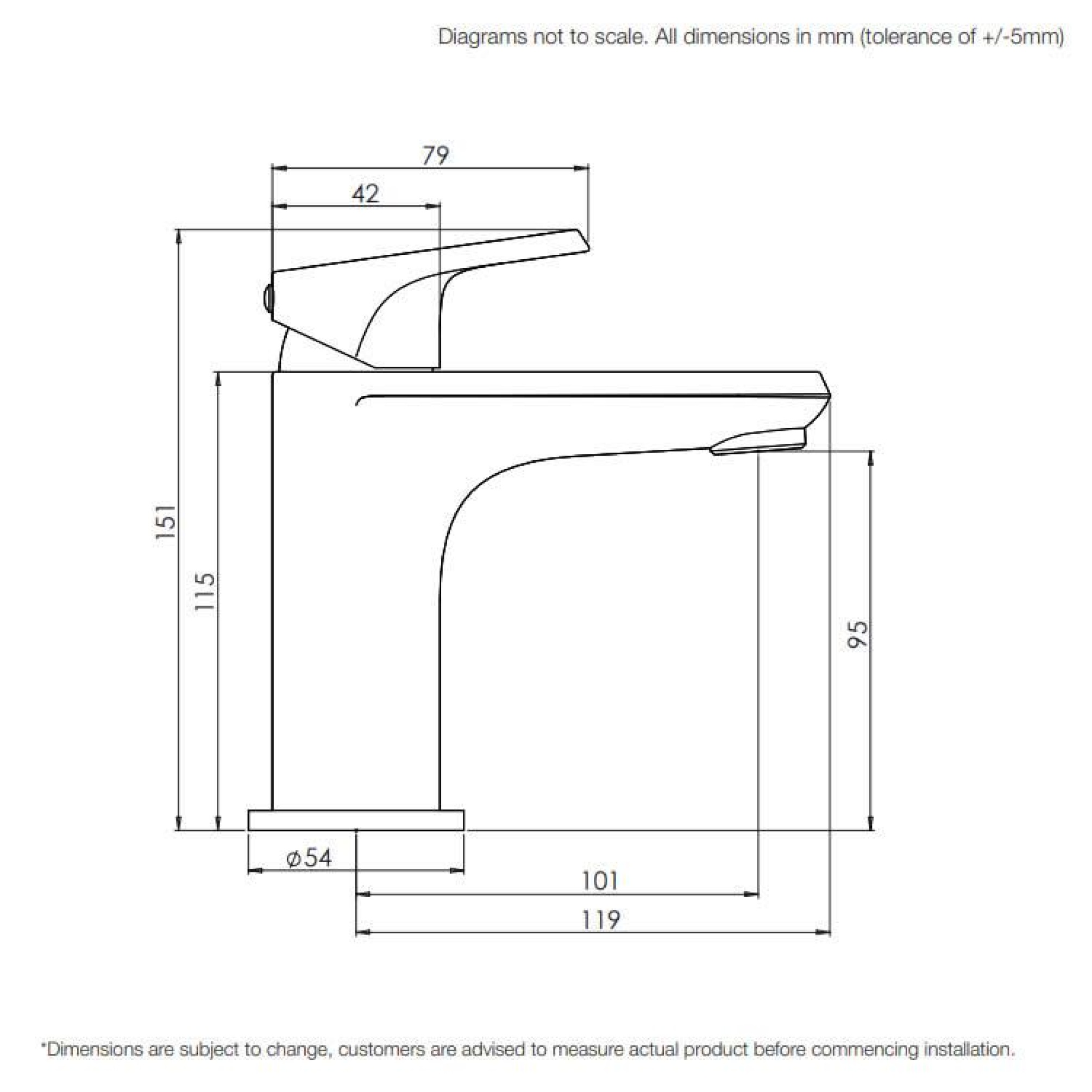 Roper Rhodes Clear Mini Basin Mixer | Sanctuary Bathrooms