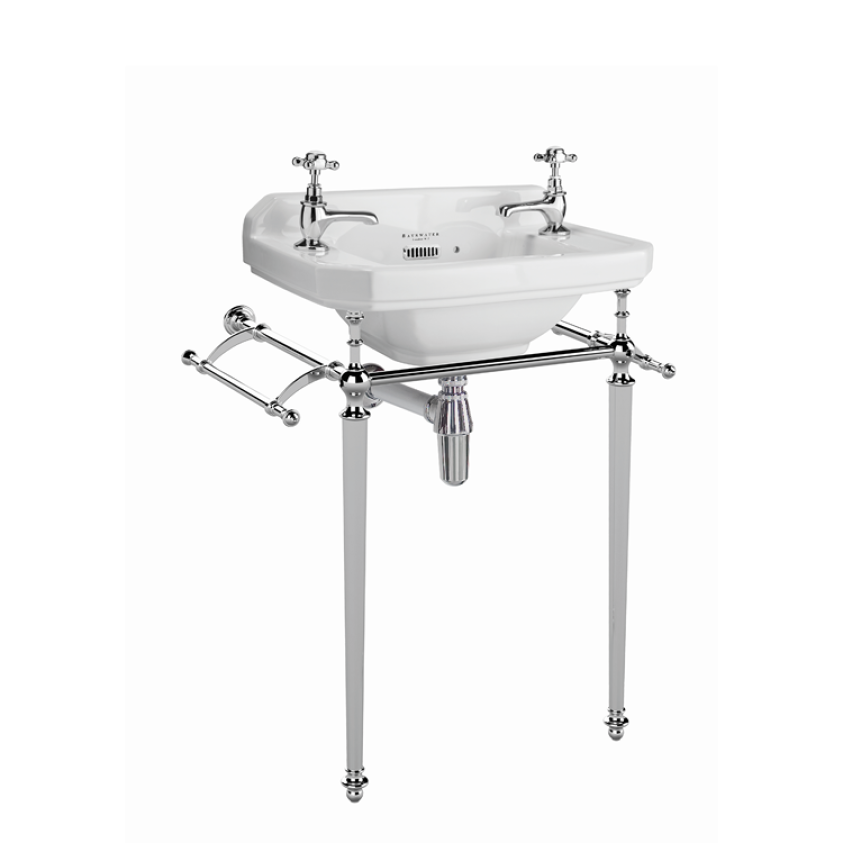 Bayswater Round Basin Stand & 515mm Basin | Sanctuary
