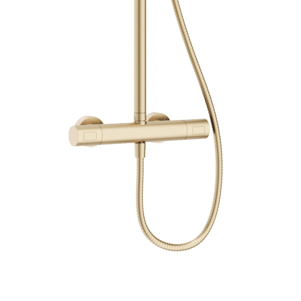 Crosswater Central Brass Shower Column | Sanctuary Bathrooms