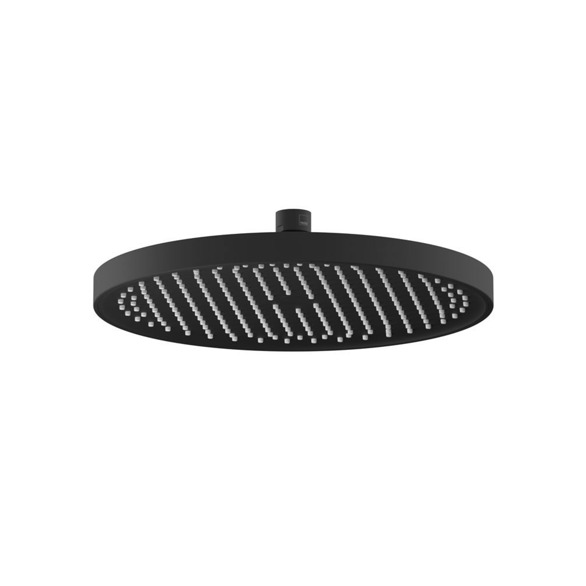 Vado Safari Matt Black 260mm Round Shower Head