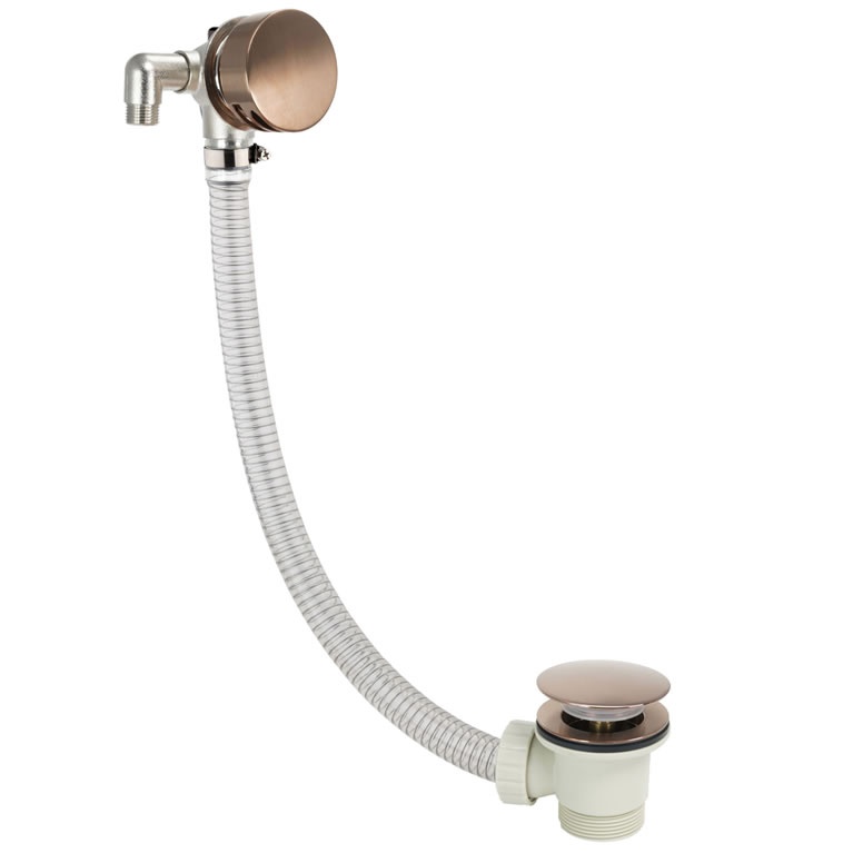 JTP Vos Brushed Bronze Click-Clack Bath Filler | Sanctuary Bathrooms