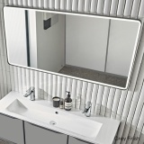 Roper Rhodes Frame 800mm Derwent Blue Wall Mounted Vanity Unit & Basin ...